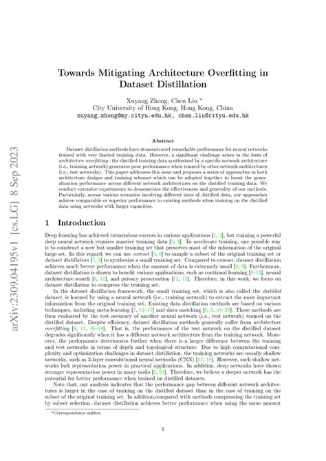 Towards Mitigating Architecture Overfitting In Dataset Distillation Deepai