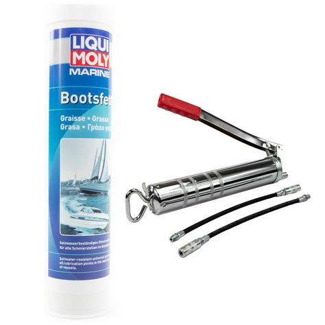 400g LIQUI MOLY Bootsfett Boot Marine Fett Kartusche wasserfest inkl ...