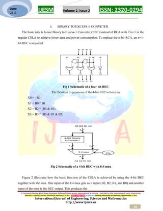 An Area Efficient Adder Design For VLSI Circuits PDF Publishing Industry Industries