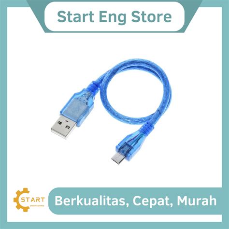 Jual Kabel Micro Usb 30cm Untuk Arduino Nano V3 Robotdyn Hardisk Kamera