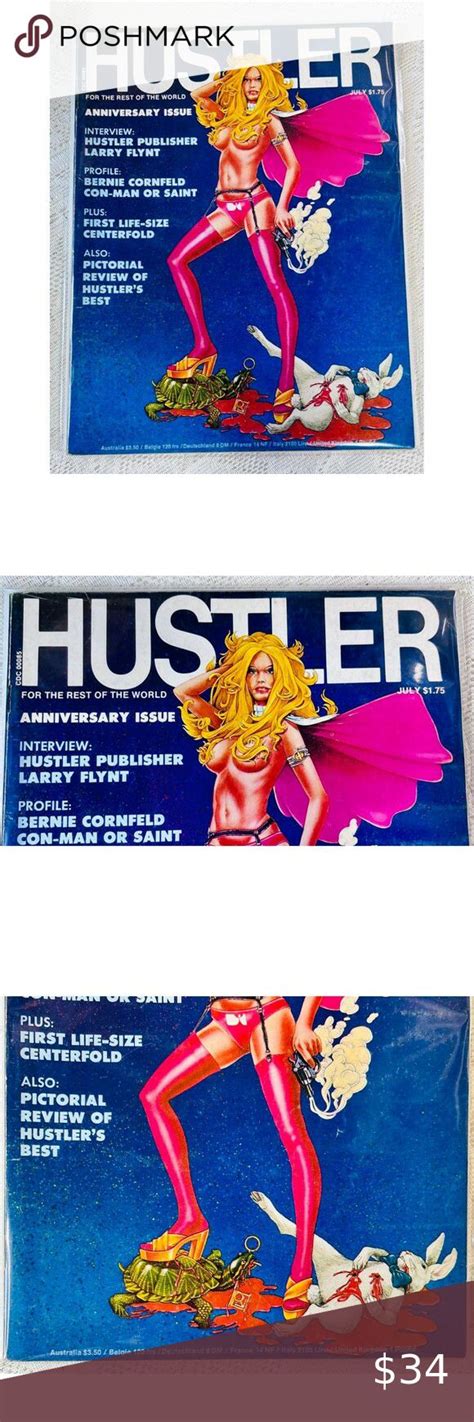 Hustler Magazine July 1979 Fifth Anniversary Complete With Centerfold
