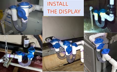 Decoaircon 34 Inch Standard Condensate Trap With Cleaning Brush Pvc