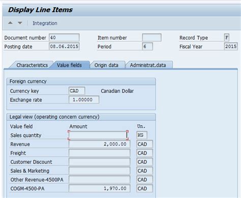 Quantity Field Not Updating In Copa Document Sap Community
