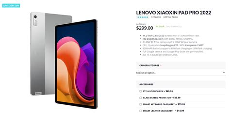 Get Off On Lenovo Xiaoxin Pad Pro At Giztop Gizmochina