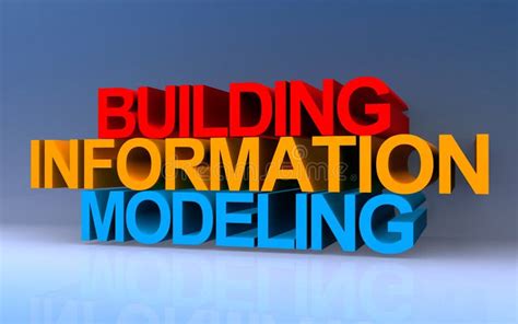 Building Information Modeling On Blue Stock Image Image Of Coordination Software 322379033