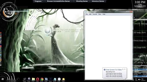 Rainmeter W Ping Temperature And System Monitoring Youtube