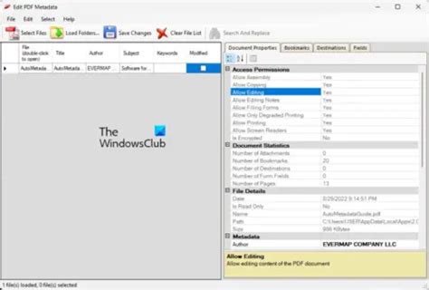 Best Free PDF Metadata Editor Software For Windows 11 10