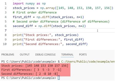 Np Diff In Numpy