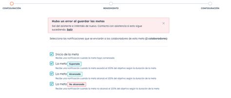 Hubspot Community Error Setting Up Sales Objectives Hubspot Community