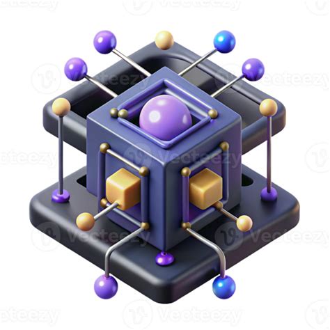 Stunning Modern A Quantum Computer Processing Complex Data Glowing