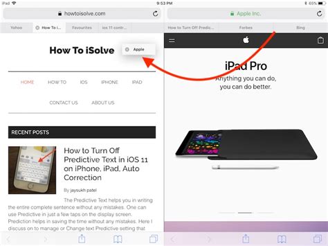 IPadOS How To Open Two Safari Windows In Split Screen On The IPad