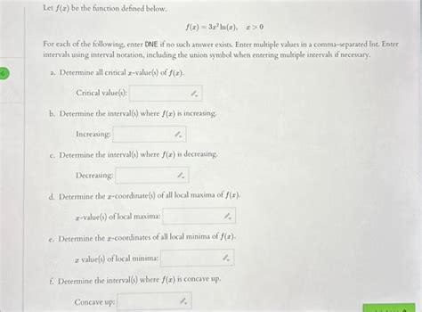 Solved Let F X Be The Function Defined Below Chegg Com