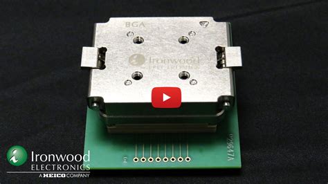 30ghz Elastomer Socket And Test Bga Has 1 27mm Pitch Electronic Products And Technologyelectronic