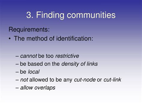 Ppt Exploring Overlapping Communities In Complex Networks A