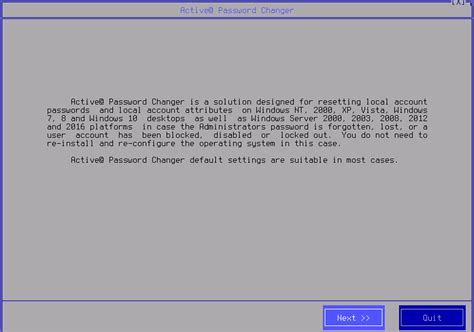 Active Password Changer