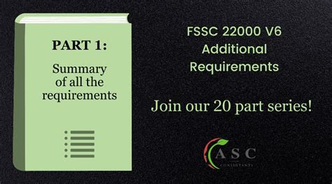 Part 6 Food Fraud Explained Fssc 22000 Version 6 Asc Consultants
