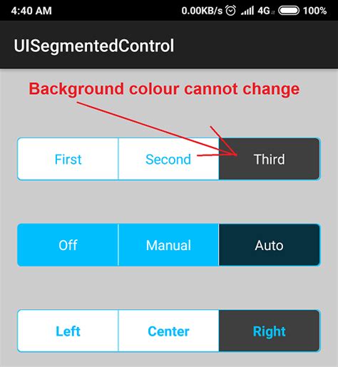 Segmentedcontrolview B4x Programming Forum
