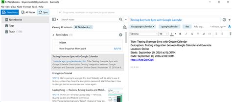 How To Sync Your Google Calendar With Evernote Laptop Mag