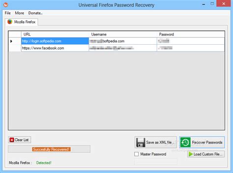 Universal Firefox Password Recovery Download Free Windows 10