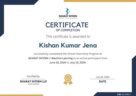 Kishan Kumar Jena On Linkedin Connections Bharatintern Machinelearning Datascience