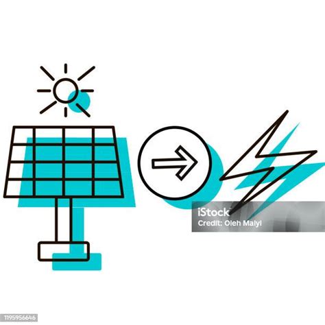 전기에서 태양 에너지를 생산하는 과정 다른 방법 디자인 요소입니다 벡터 그림입니다 흰색 배경에 그림자가 있는 아이콘입니다 0명에 대한 스톡 벡터 아트 및 기타 이미지