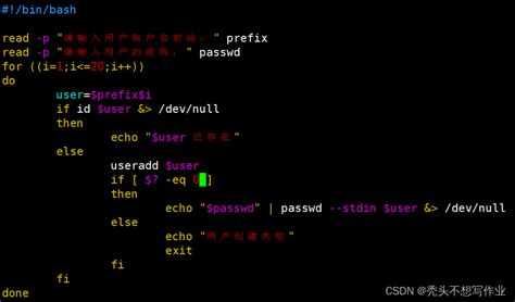 Rhceshell第二次）创建脚本test03sh使用vim完成代码。用于ping主机测试ip地址可由用户自由输入 Csdn博客