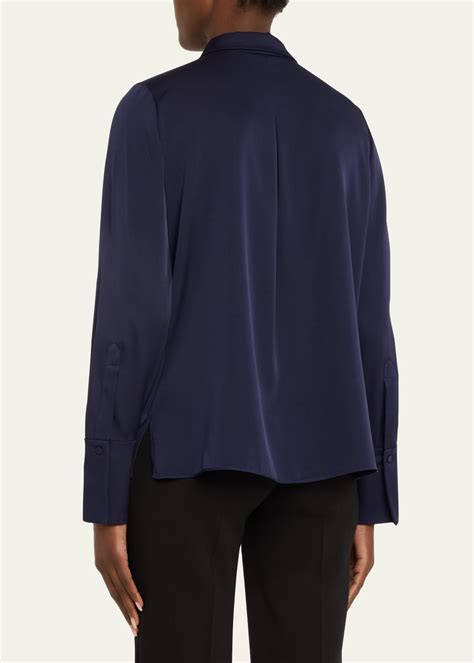 Kobi Halperin Larissa Split Cuff Button Down Blouse Bergdorf Goodman