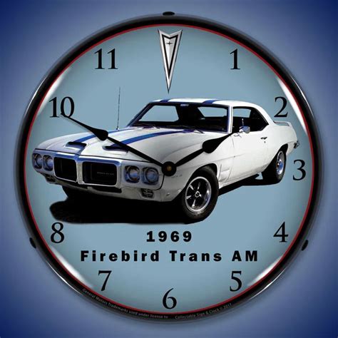 1969 Firebird Trans Am Led Clock Firebird Trans Am Clock Led Clock