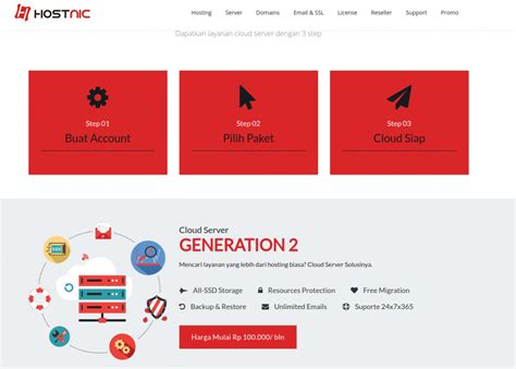 Cara Order Vps Cloud Server Gen 2 Hostnic Hostnicid