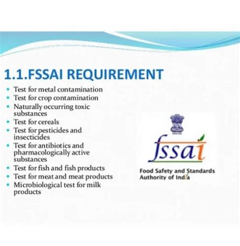 Food Testing For Fssai At Rs 1000 Sample In New Delhi Id 2853139442733