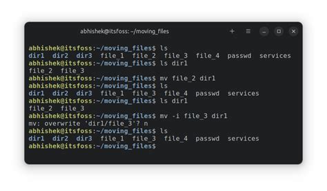 Move Files And Folders In Linux Command Line