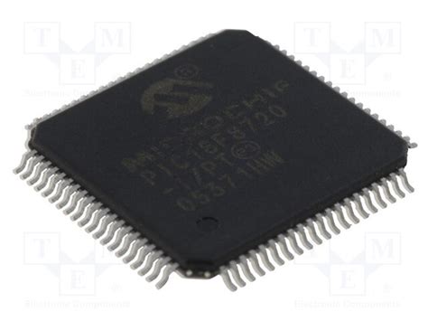 pic18f8720 i pt microchip technology ic microcontrolador pic 128kb