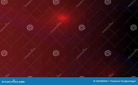 Abstract Technology Futuristic Concept Dots Wave Dynamic Particle Pattern On Background Stock