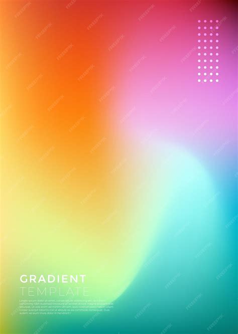 Premium Vector Vector Gradient Cover Background Template