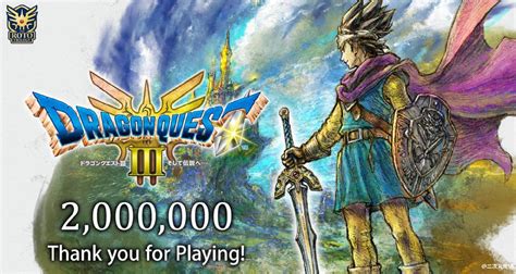 Square Enix官方宣布 《勇者斗恶龙3 Hd 2d重制版》全球累计销量已经超过200万份 二次元现场