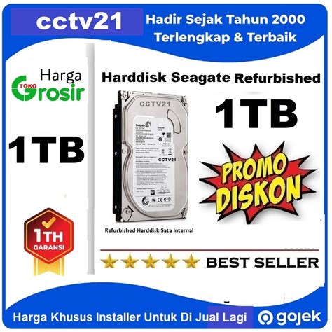Jual Harddisk HDD Hardisk Rfb Seagate TB Sata Internal Khusus Harga Reseller Cctv