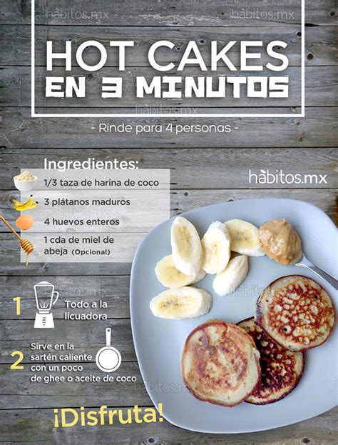 Hot Cakes En 3 Minutos Hábitos Health Coaching