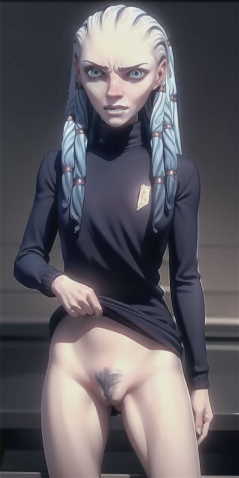 Rule 34 Ai Generated Alien Girl Areola Blue Eyes Blue Hair Braided