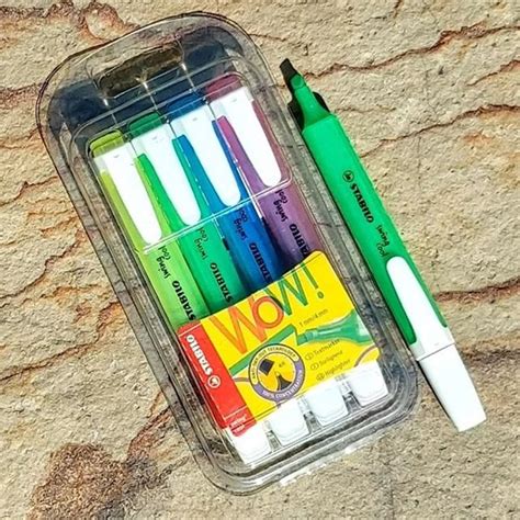 스타빌로 실용적인 N6263b73bb2 포켓클립 슬림 형광펜 스윙쿨 Vivid 4색set 홈플러스 택배배송