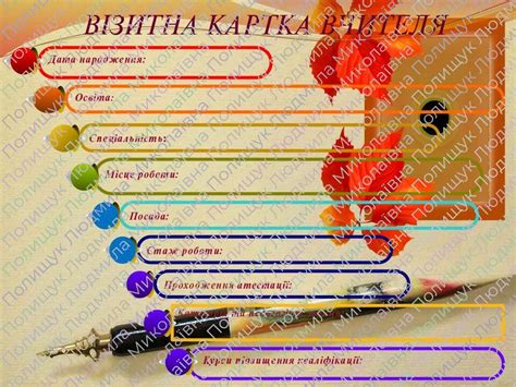 Презентація Шаблон Портфоліо вчителя Презентація Портфоліо