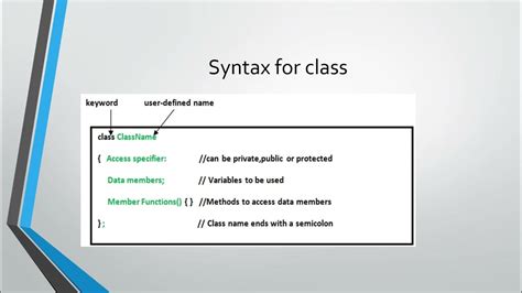 Pragramming In C Unit 3 Class Objects Youtube