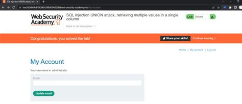 Igor Blinderman On Linkedin A Little Sql Injection Training On Portswigger