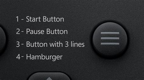 Xbox Start Button View Menu Home Xbox One Elite Controller Guide Middle