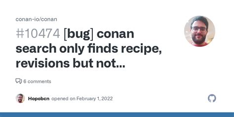 Bug Conan Search Only Finds Recipe Revisions But Not Packages