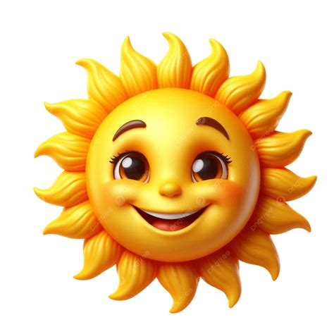 Sun Face Emoji