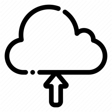 Upload Cloud Network Arrow Connection Icon Download On Iconfinder