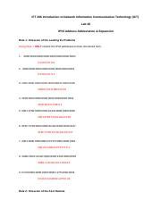 IPv Address Abbreviation Expansion Rules Leading S All Course Hero