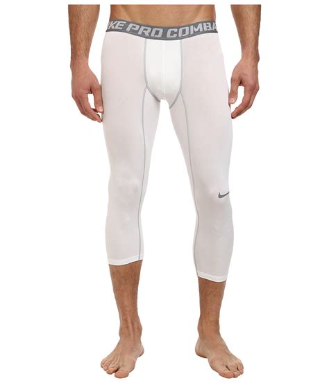 Nike Pro Combat Core Compression 3 4 Tight Zappos Com Free Shipping BOTH Ways