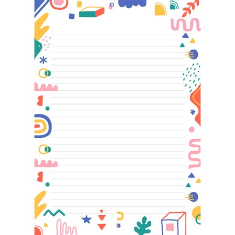 กระดาษทำใบงาน กระดาษรายงาน กระดาษโน๊ต จดบันทึกแบบเส้นกริด ลายน่ารัก ขนาด A4 10 แผ่น Shopee