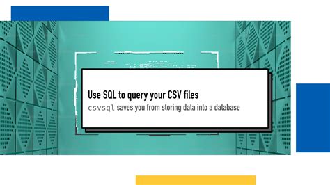 Use Sql To Query Your Csv Files Juha Matti Santala